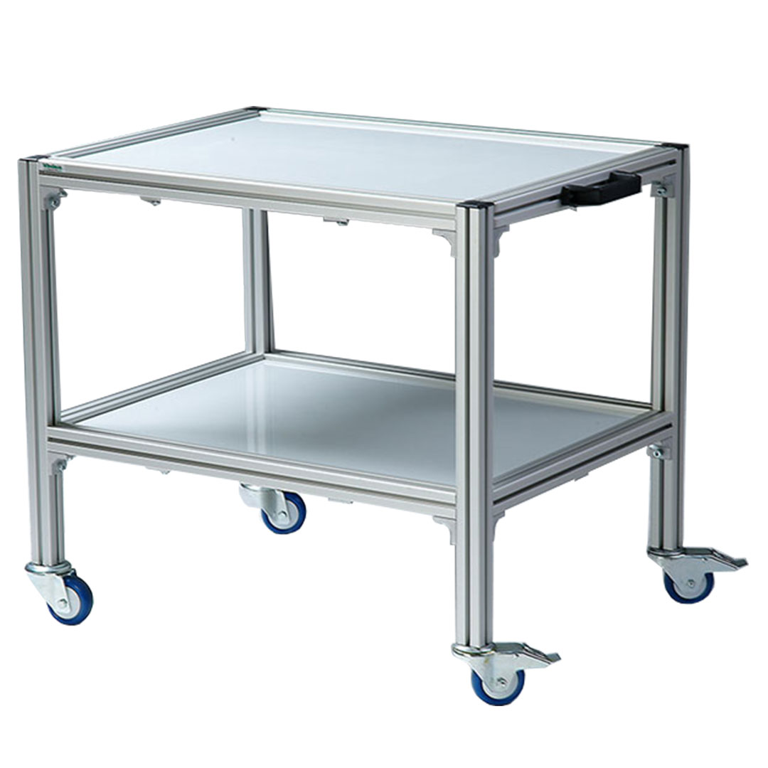 Rollwagen Geräte- und Labortransportwagen mit Polypropylenplatten ...