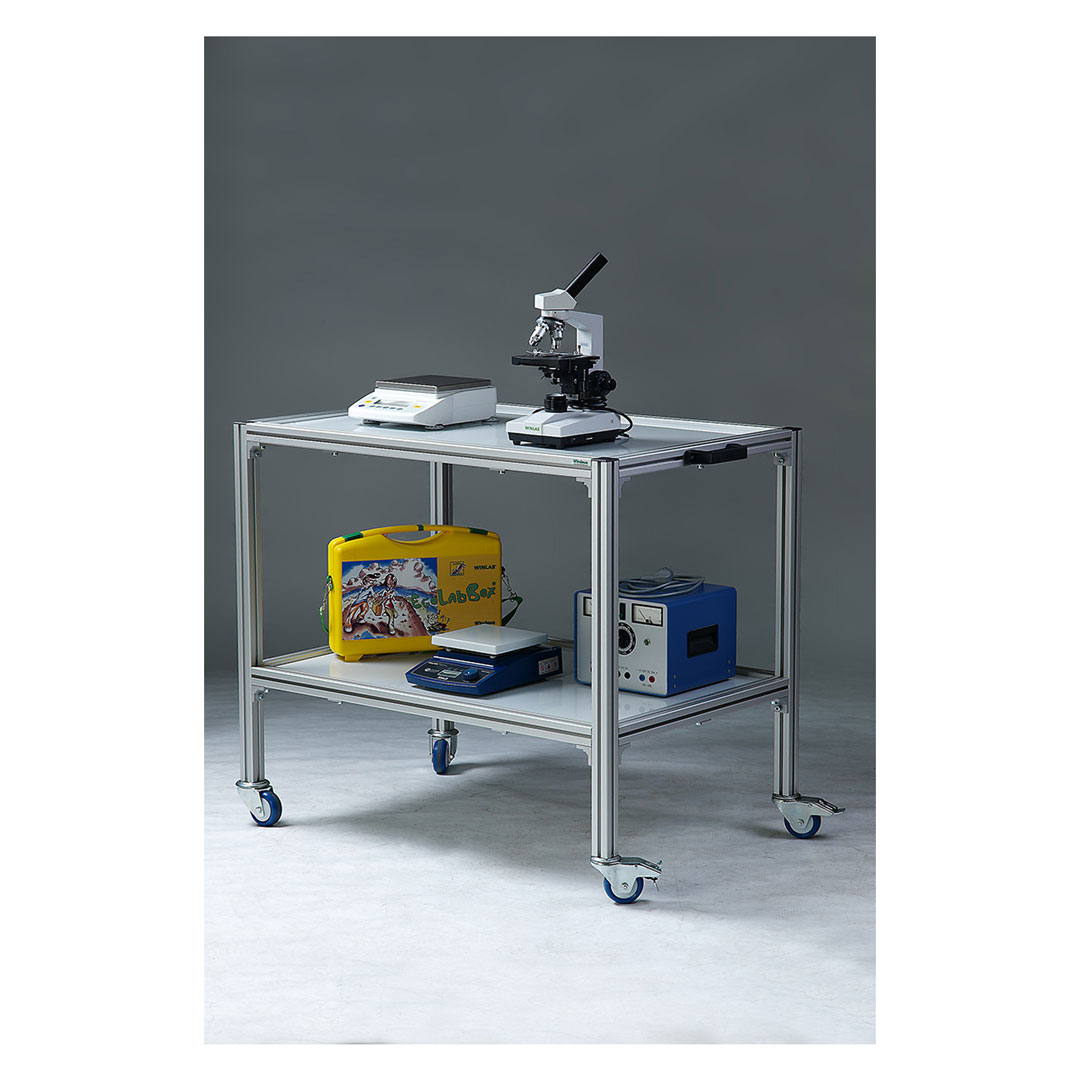Rollwagen Geräte- und Labortransportwagen mit Polypropylenplatten ...